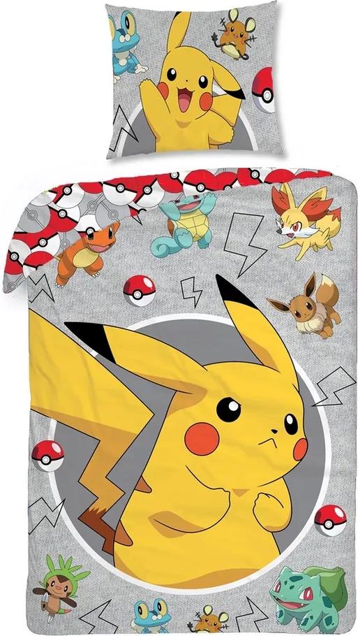 Halantex Bavlněné povlečení Pokémon, 140 x 200 cm, 70 x 90 cm