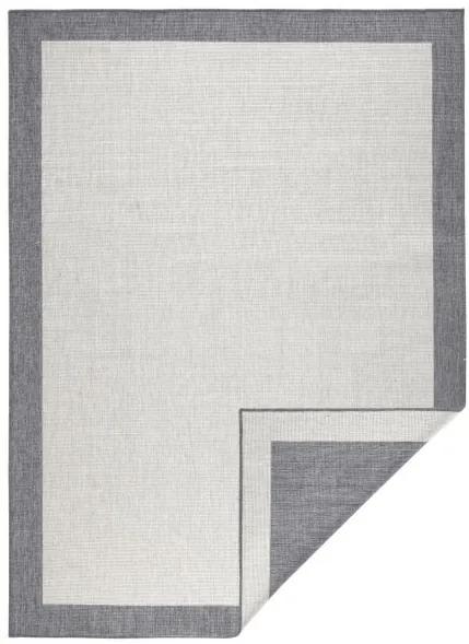 NORTHRUGS - Hanse Home koberce Kusový koberec Twin-Wendeteppiche 103108 creme grau – na ven i na doma - 160x230 cm