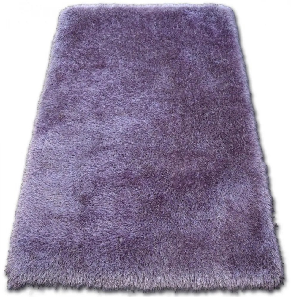 Luxusní kusový koberec Shaggy Love fialový, Velikosti 60x110cm