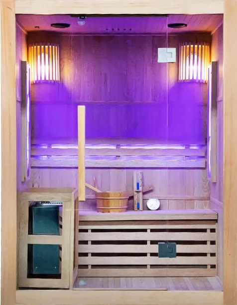 BPS-koupelny Finská sauna Relax 150x120, 3-4 osoby