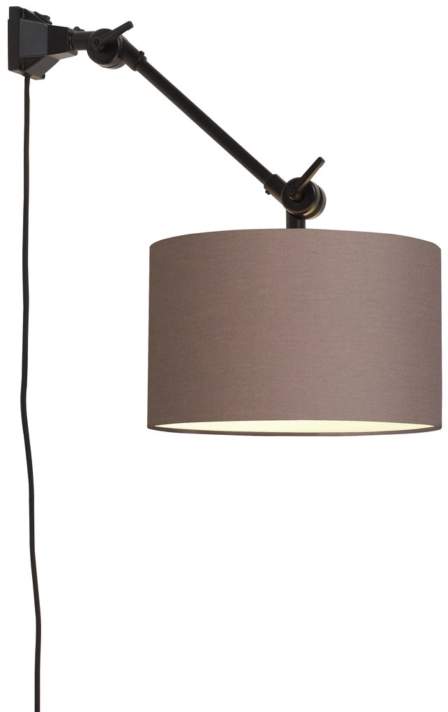 Nástěnná lampa Amsterdam 3220 různé barvy, vel. S barva stínidla: smoke grey (SG)