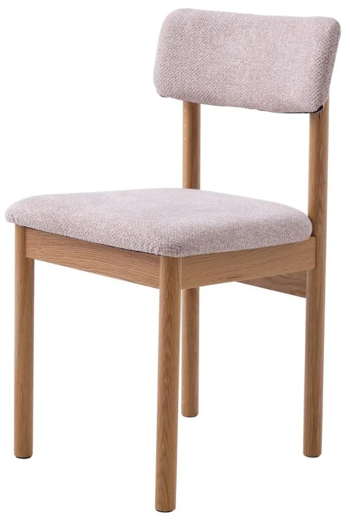 Jídelní křeslo Canora, dřevěné, boucle
