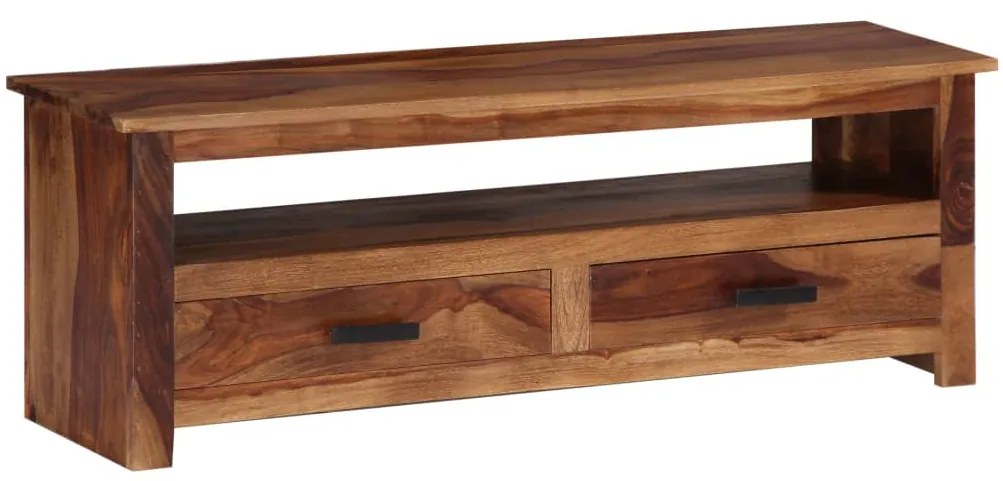 TV stolek 118 x 30 x 40 cm masivní dřevo 247715