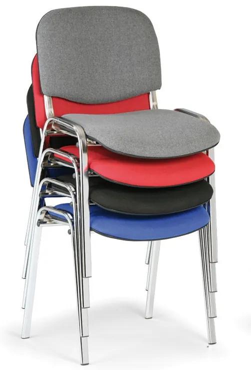 Antares Konferenční židle VIVA, chromované nohy, šedá