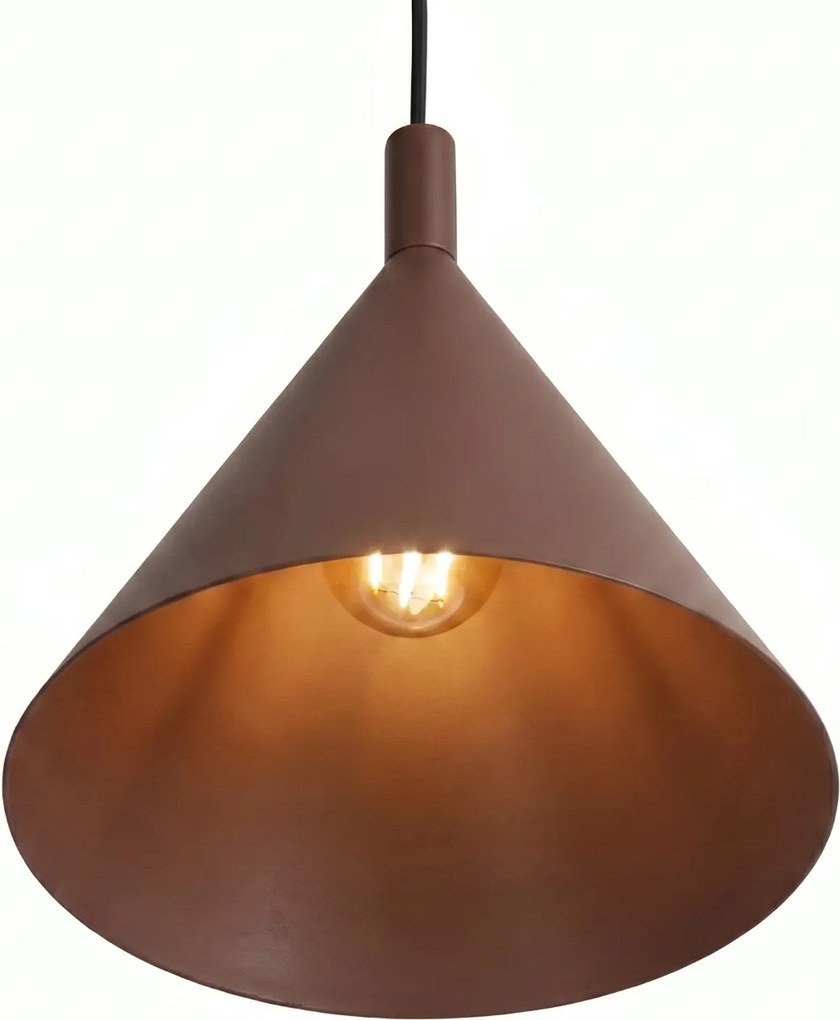 Sollux Lighting Závěsné svítidlo NOX 25 hnědé