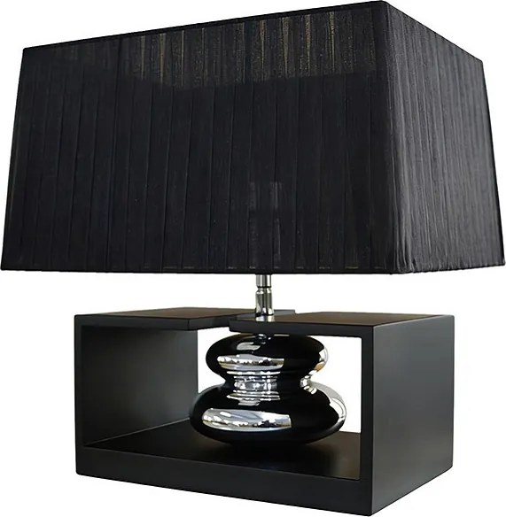 Designová stolní lampa Kamaria 35 cm černá
