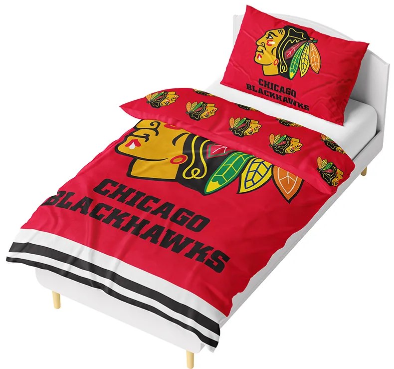 Mikroplyšové povlečení NHL Chicago Blackhawks
