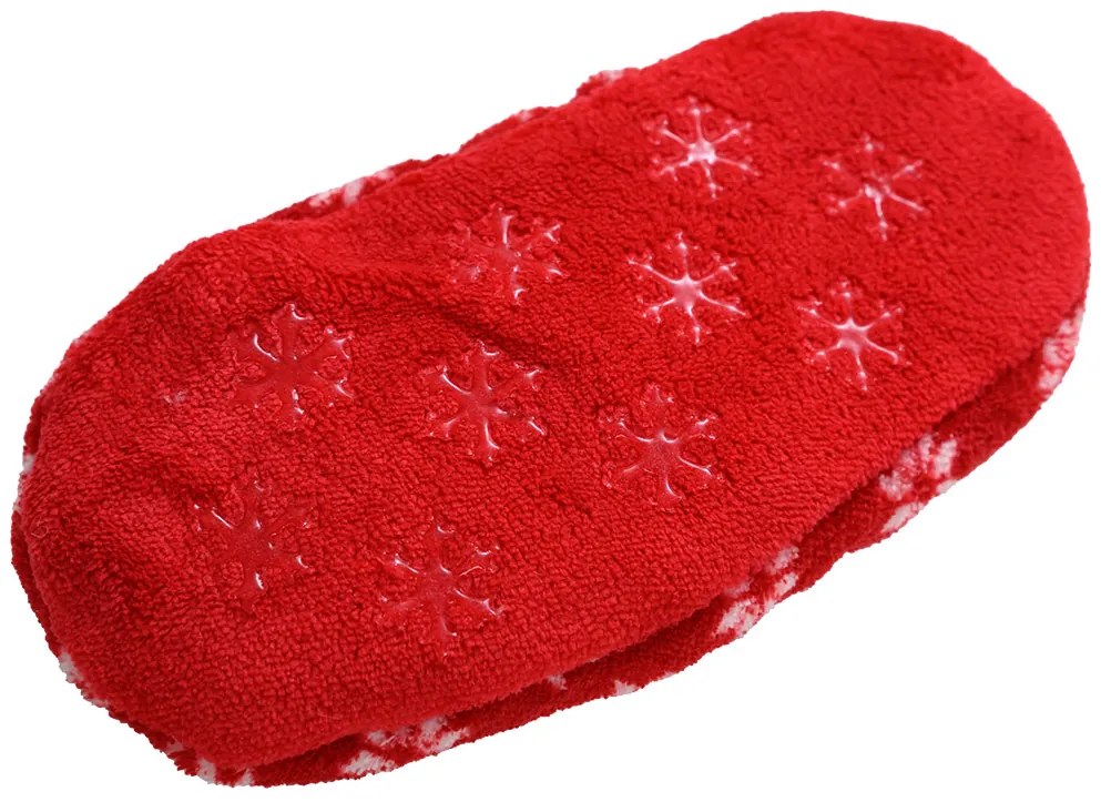 Dětské papuče CHRISTMAS KIDS, červené - různé velikosti Velikost: 27 - 30