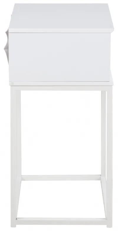 Noční stolek Relly bílý