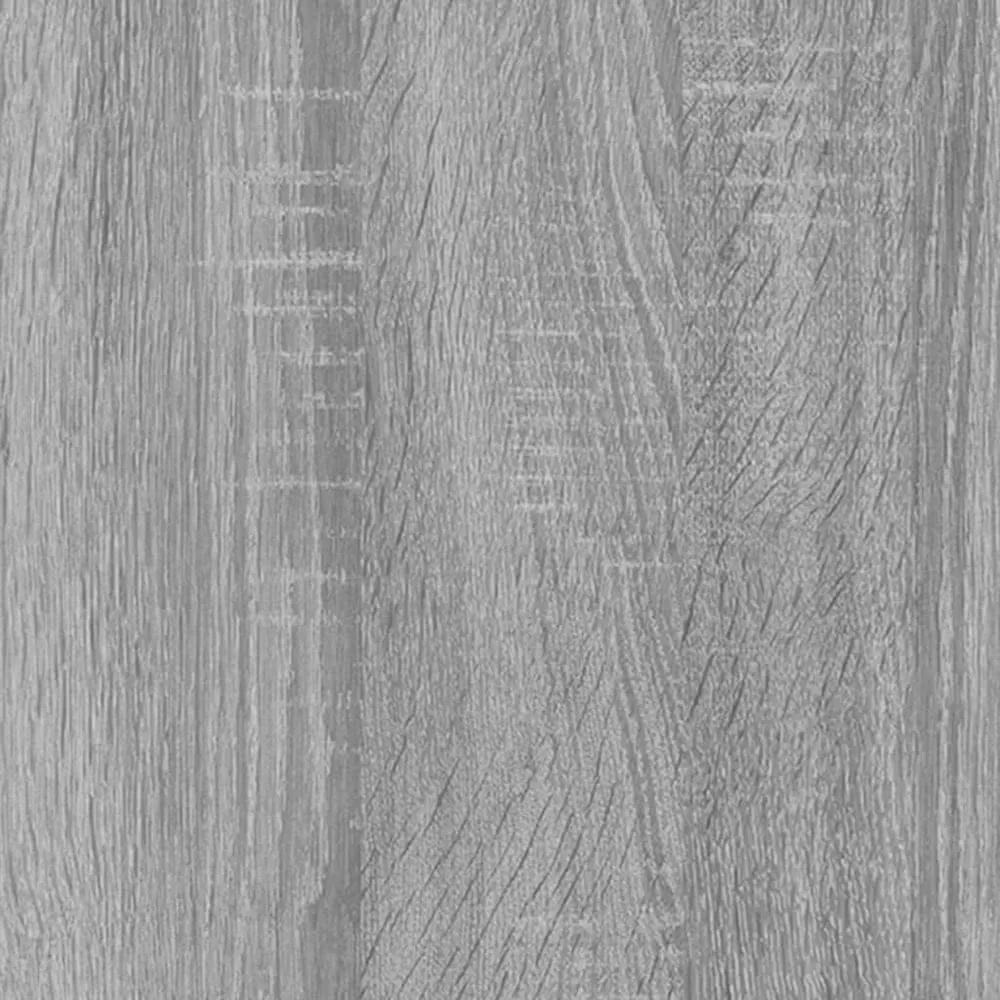 Petromila Knihovna šedá sonoma 60x33x70,5 cm kompozitní dřevo a ocel