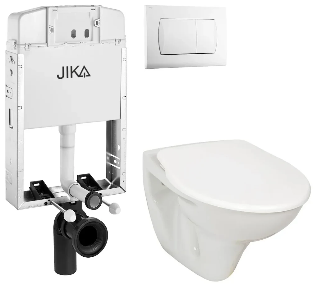 Cenově zvýhodněný závěsný WC set Jika k zazdění + WC Jika Nila KMPLJIKA ...