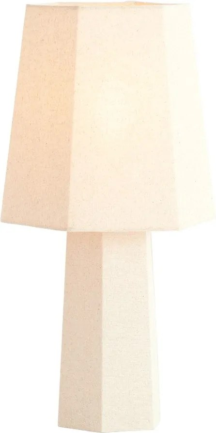 Krémová stolní lampa s textilním stínidlem (výška 50 cm) Musabo – Light & Living