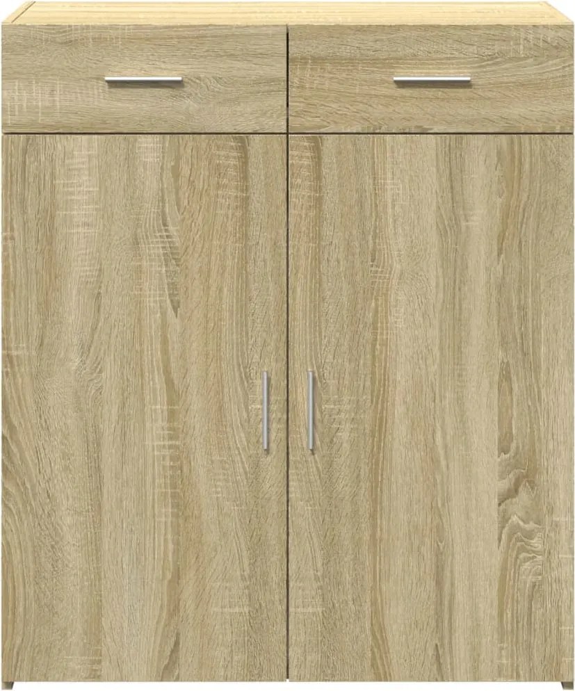 Příborník dub sonoma 80 x 42,5 x 93 cm kompozitní dřevo 3281471