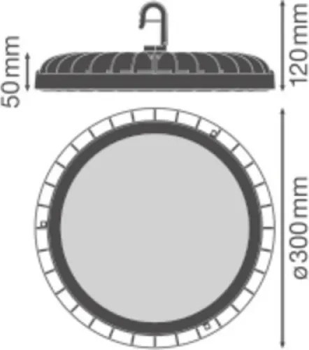 LED svítidlo LEDVANCE High Bay Value 225W 27000lm 4000K IP65