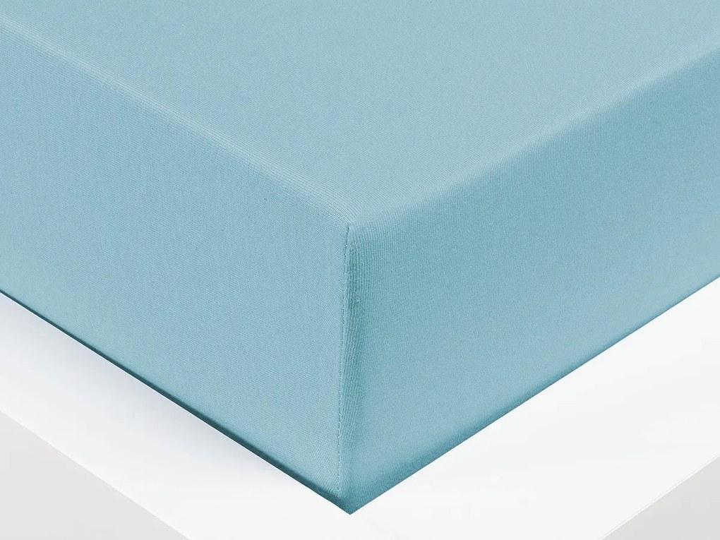 XPOSE® Jersey  prostěradlo Exclusive  - světle modré 90x200 cm