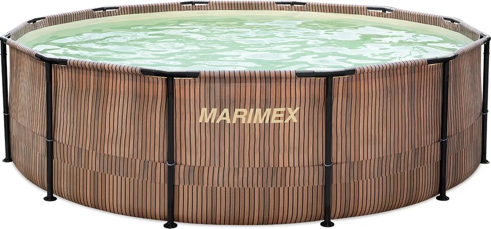 Marimex | Bazén Marimex Florida 4,57x1,32 m se zabudovaným skimmerem - motiv TEAK | 10340322