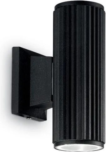 ILUX 129433 Venkovní nástěnné svítidlo Ideal Lux Base AP2 nero 129433 černé IP44 - IDEALLUX