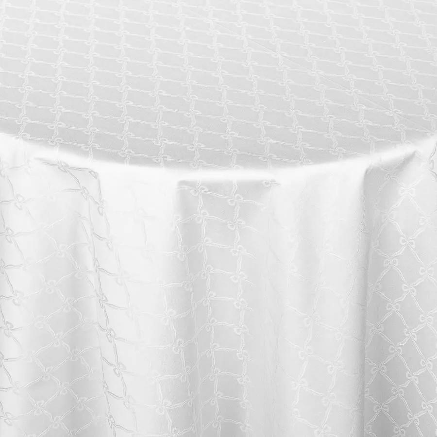 Ubrus Veba GARBO Mašličky bílá Velikost: 140x120 cm