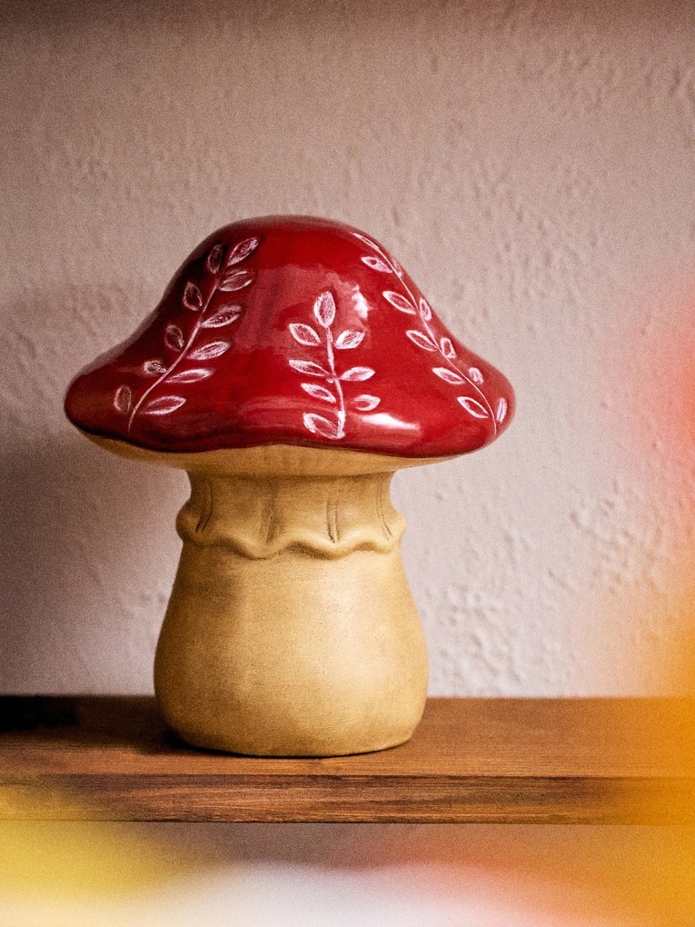 Sinsay - Stojící dekorace ve tvaru houby - červená