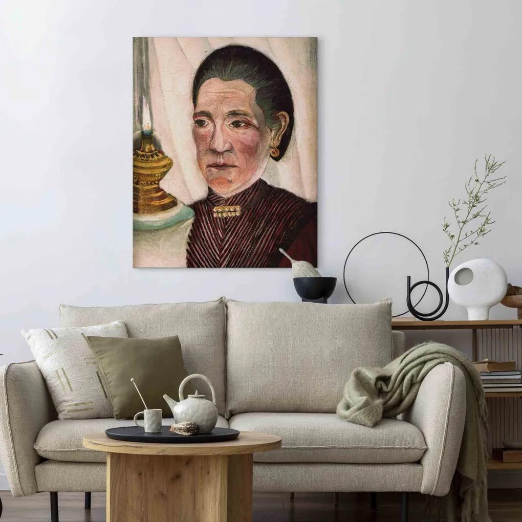 Reprodukce obrazu Portrét umělcovy druhé ženy s lampou