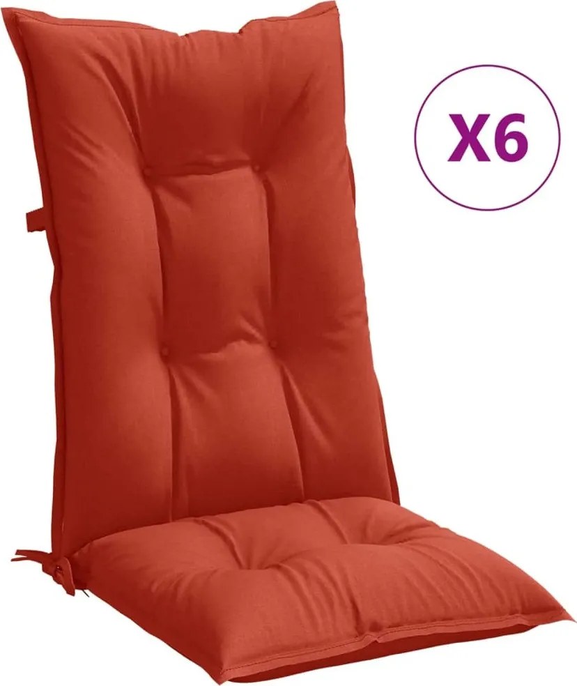 vidaXL Souprava polštářů pro vysokou židli 6 ks Polyester [4002357] Barva: melanžová antracitová