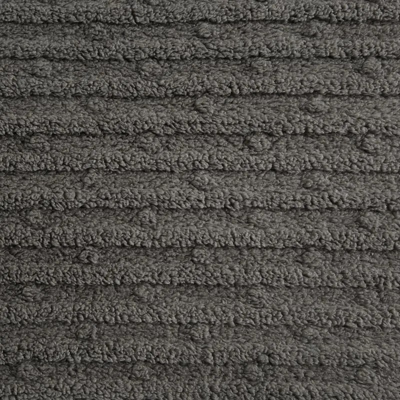 Eurofirany Přehoz na postel z mikrovlákna 200x220 steel soft Lisa s reliéfním pruhovaným vzorem D91