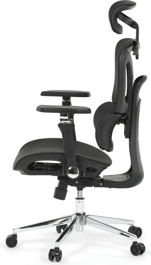 Kancelářská židle, synchronní mechanismus, černá síťovina, KA-B2363 BK – Barva (vyberte): černá (78 x 68) cm Šedá