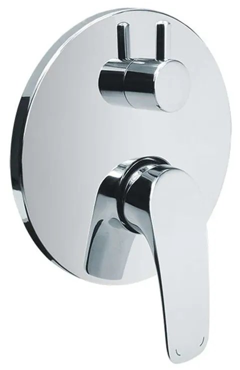 Mereo Mereo, Sprchová podomítková baterie s trojcestným přepínačem, Eve, Mbox, CBV60157A