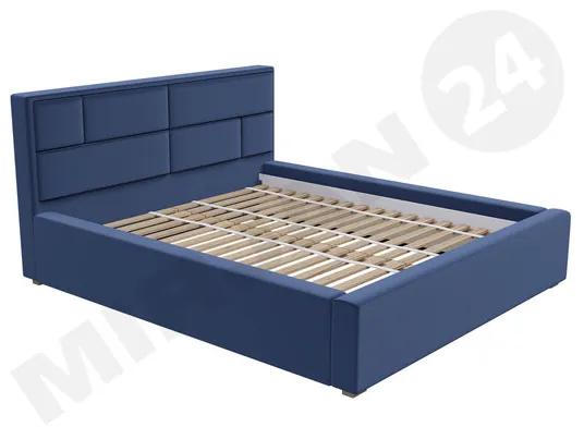 Čalouněná postel s rolovaným roštem Nido, Rozměr postele: 120x200, Potah: Victoria 14 863