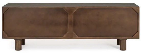 BIZZOTTO Dřevěný TV stolek HEMMING hnědý 55x170 cm 0747471