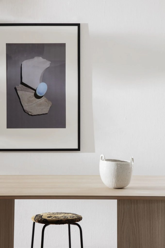 Ferm Living Keramický obal na květináč Speckle Pot, krémová barva, keramika