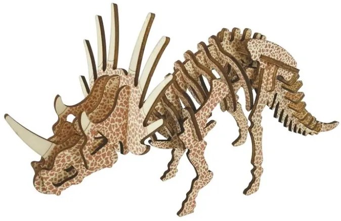 Woodcraft Dřevěné 3D puzzle Triceratops