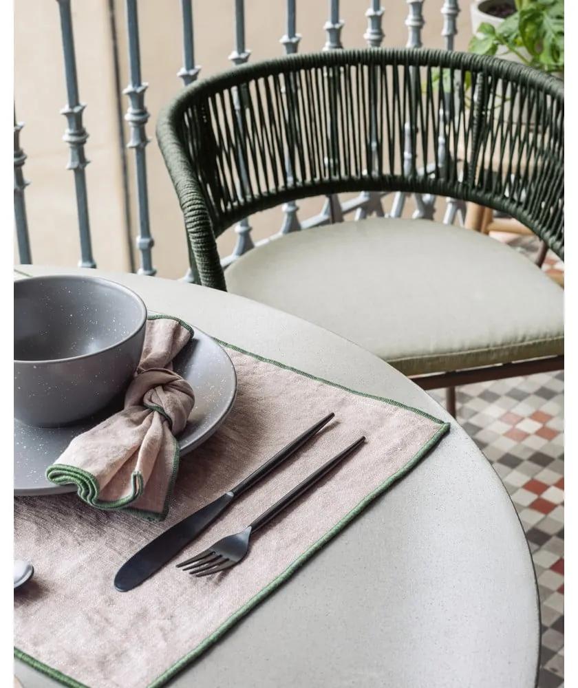 UNV Betonový venkovní jídelní stůl Kave Home Itai, ⌀ 90 cm - 2. jakost