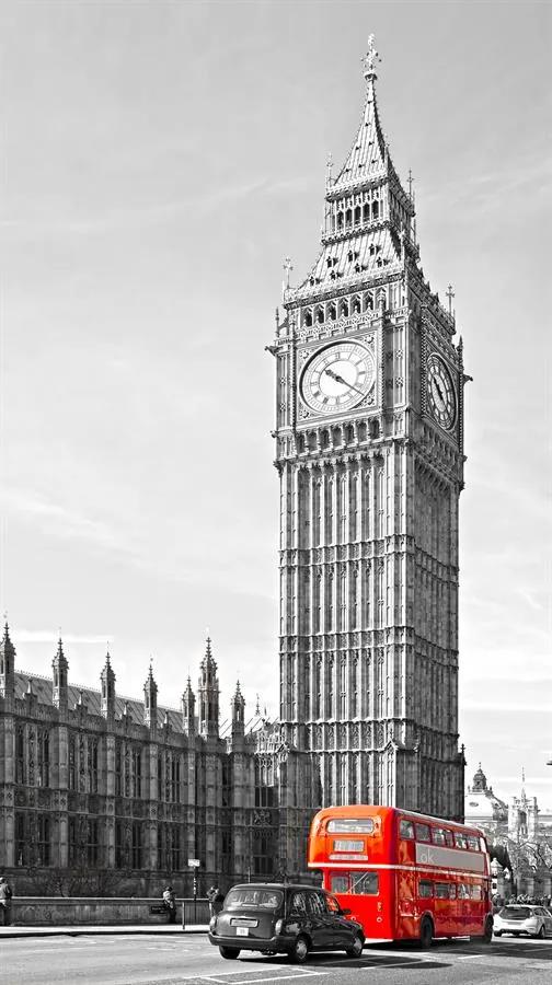 Foto závěs Big Ben and Double Decker, 140x245cm, FCSL 7528