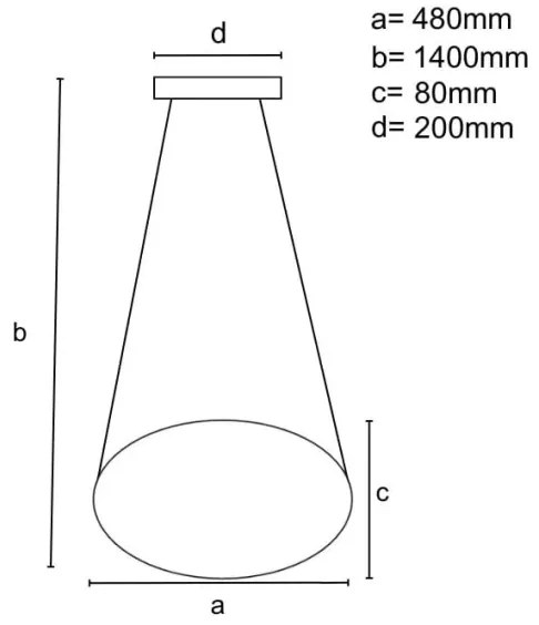 LED Stmívatelný lustr na lanku LED/65W/230V 3000-6500K šedá + dálkové ovládání
