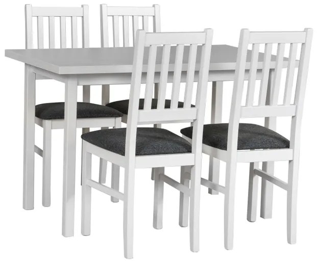 Drewmix jídelní stůl MAX 10 deska stolu artisan, nohy stolu bílá