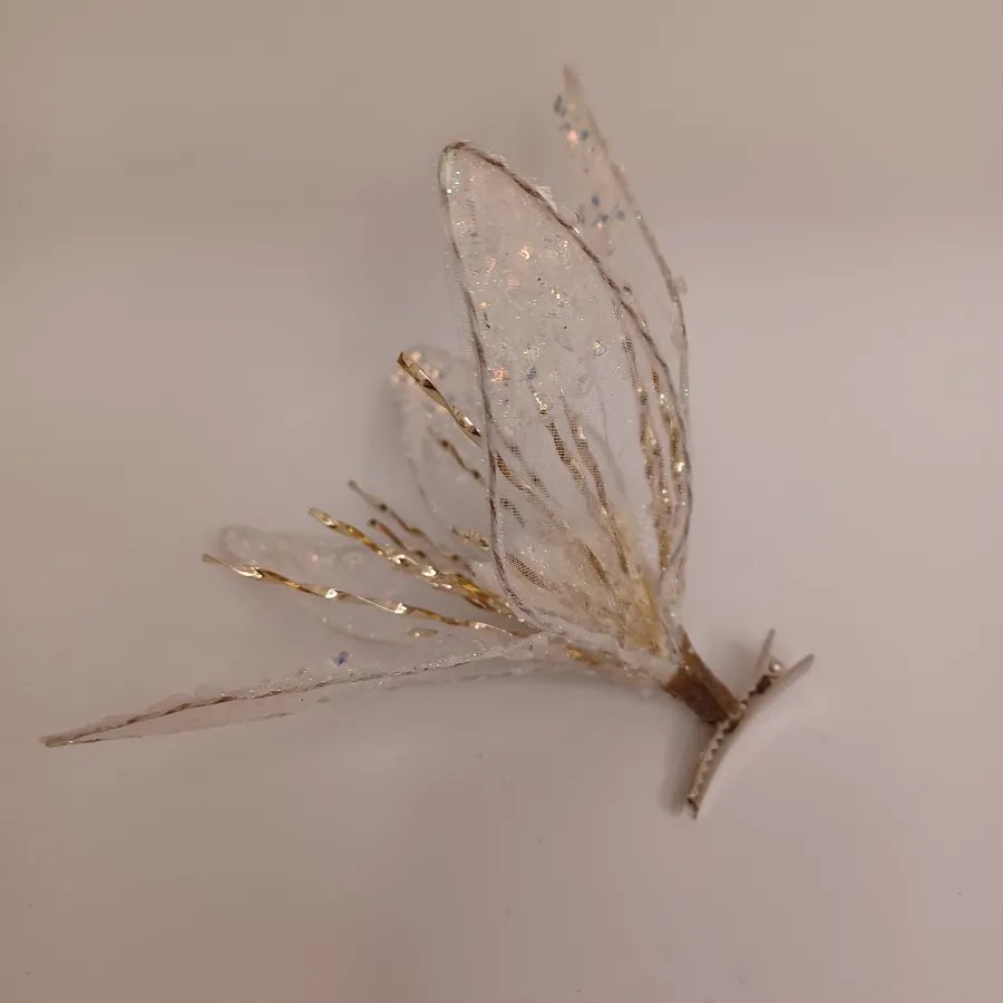 Dekorace umělý květ 20 cm, bílá
