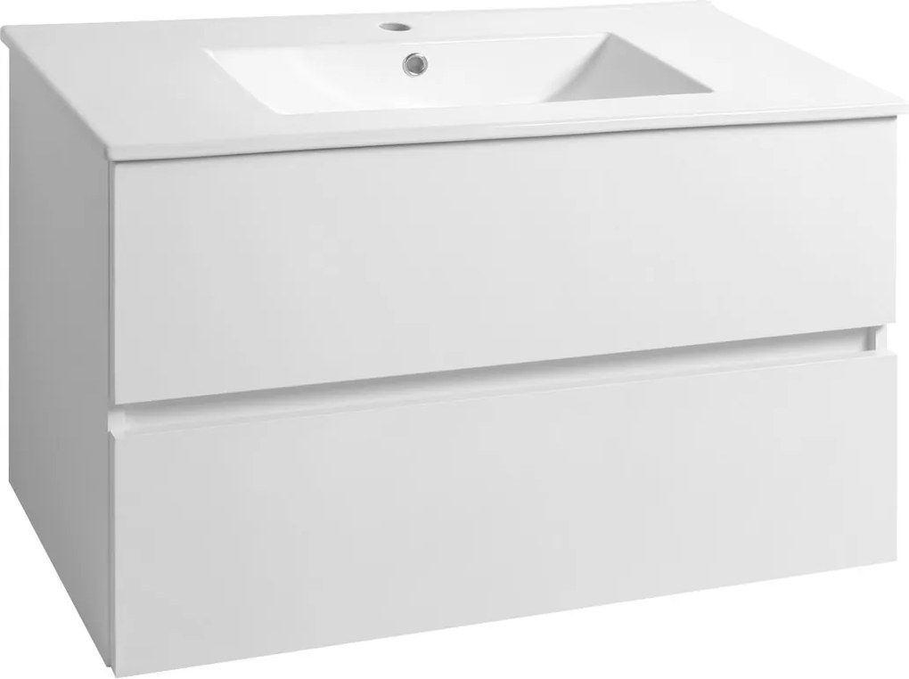 Aqualine Aqualine, PANEDA umyvadlová skříňka 99,5x55x45,2cm, biały, PN210