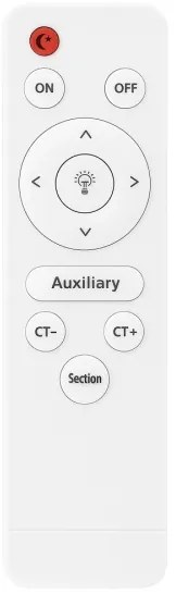 LED Stmívatelné stropní svítidlo SIENA LED/80W/230V 3000-6000K pr. 75cm černá+DO