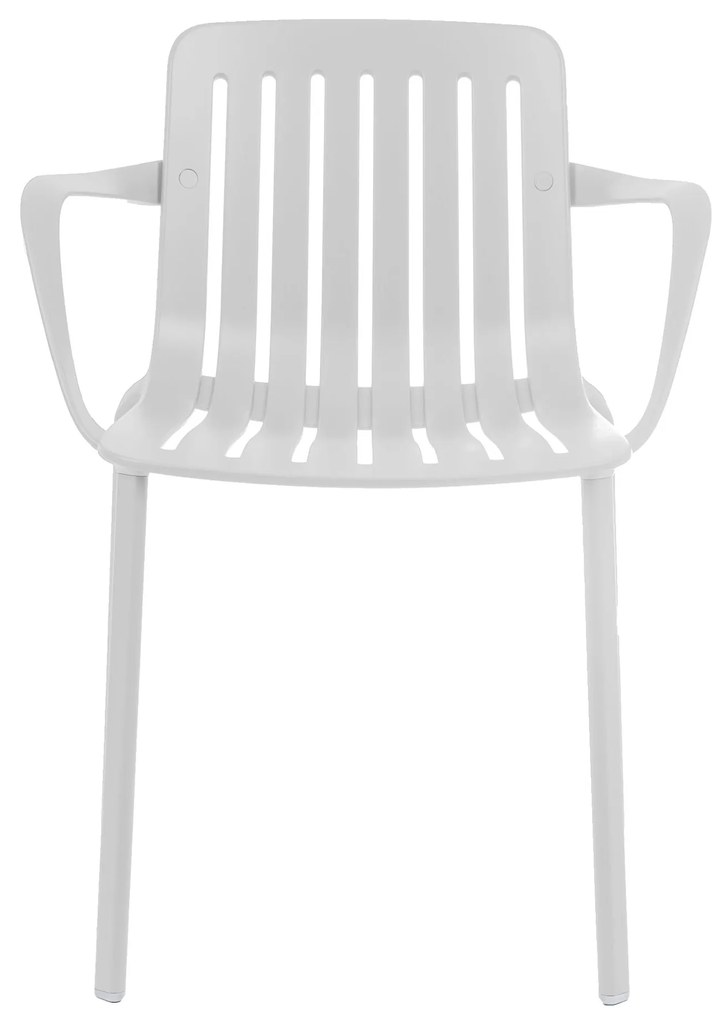 MAGIS - Židle PLATO s područkami - bílá