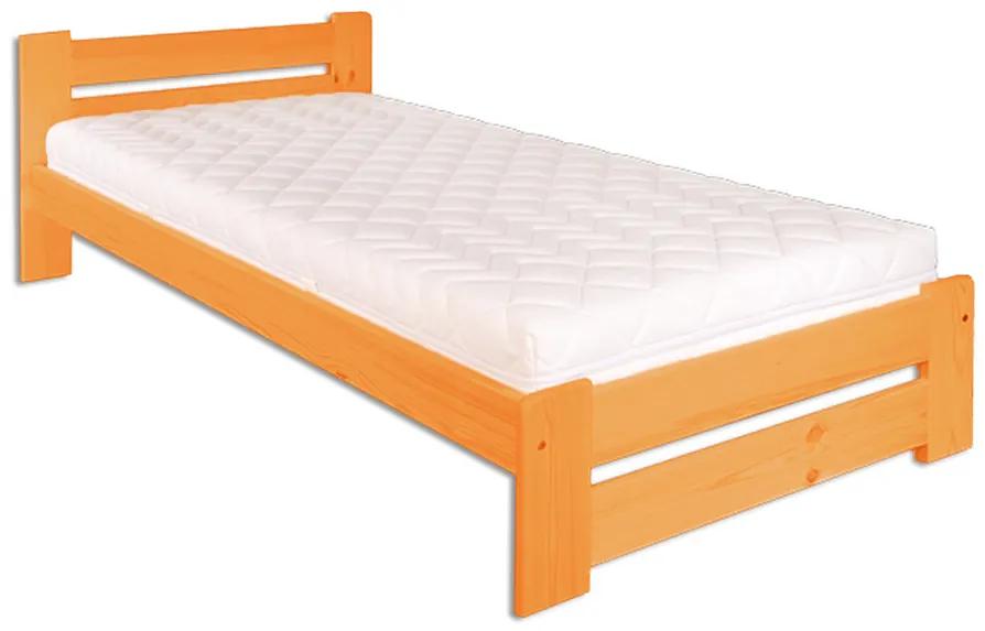 Drewmax Dřevěná postel 100x200 LK146 olše