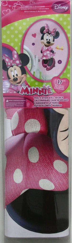 Samolepka na zeď s Disney motivem MYŠKA MINNIE