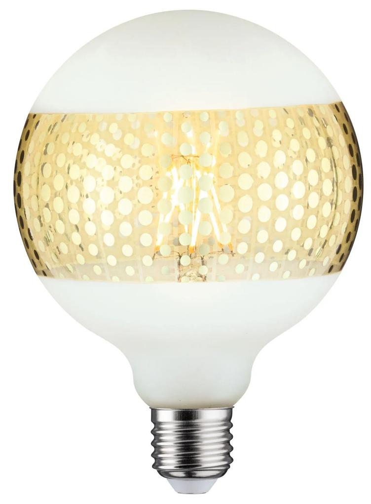 P 28770 LED G125 Modern Classic dekorativní pruh zlatá lesklá s puntíky E27 2.700K stmívatelné - PAULMANN