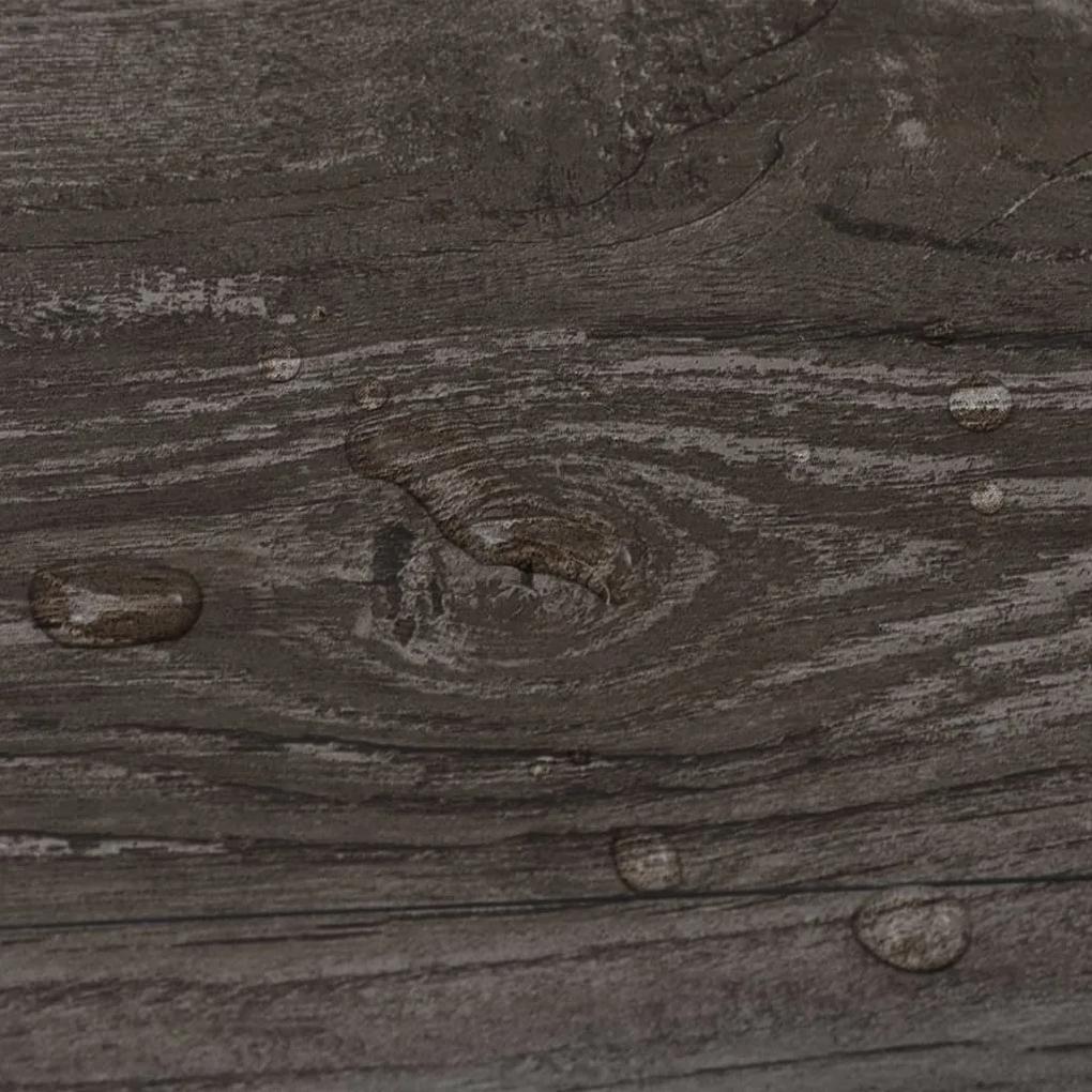 Samolepicí podlahová krytina PVC 5,21 m² 2 mm pruhované dřevo,  330191