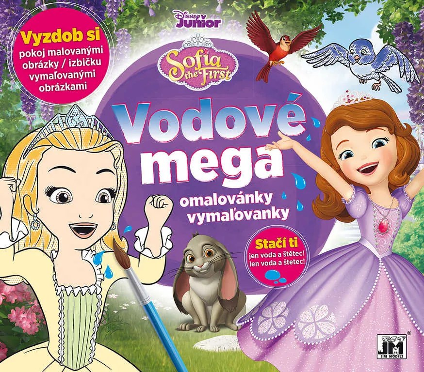 JIRI MODELS Mega omalovánky vodové Disney Sofie První 8
