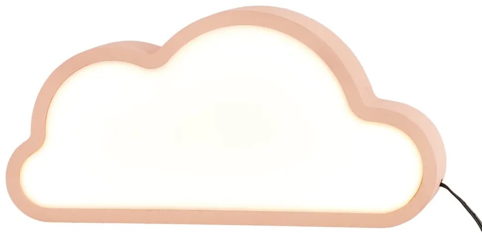 Růžová dětská lampička Cloud – Candellux Lighting