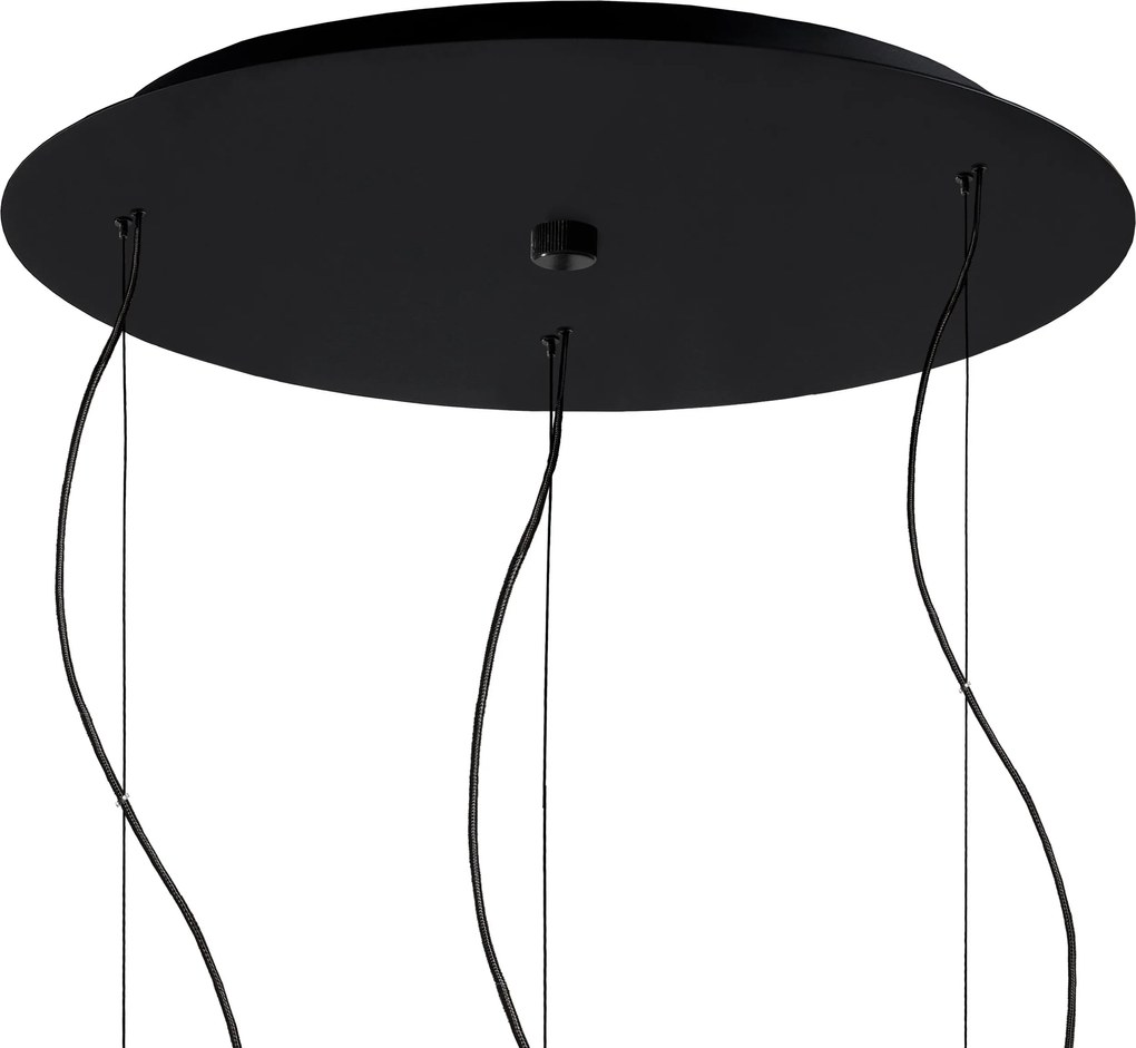 Závěsná lampa Stilla 3 černá