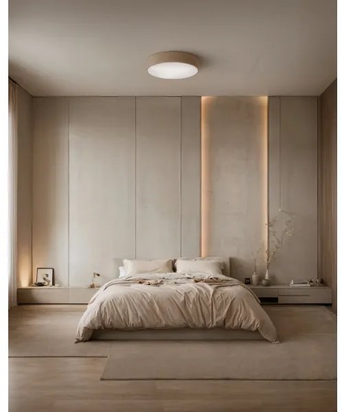 Brilagi - Stropní svítidlo se senzorem CLARE 3xE27/24W/230V pr. 40 cm béžová