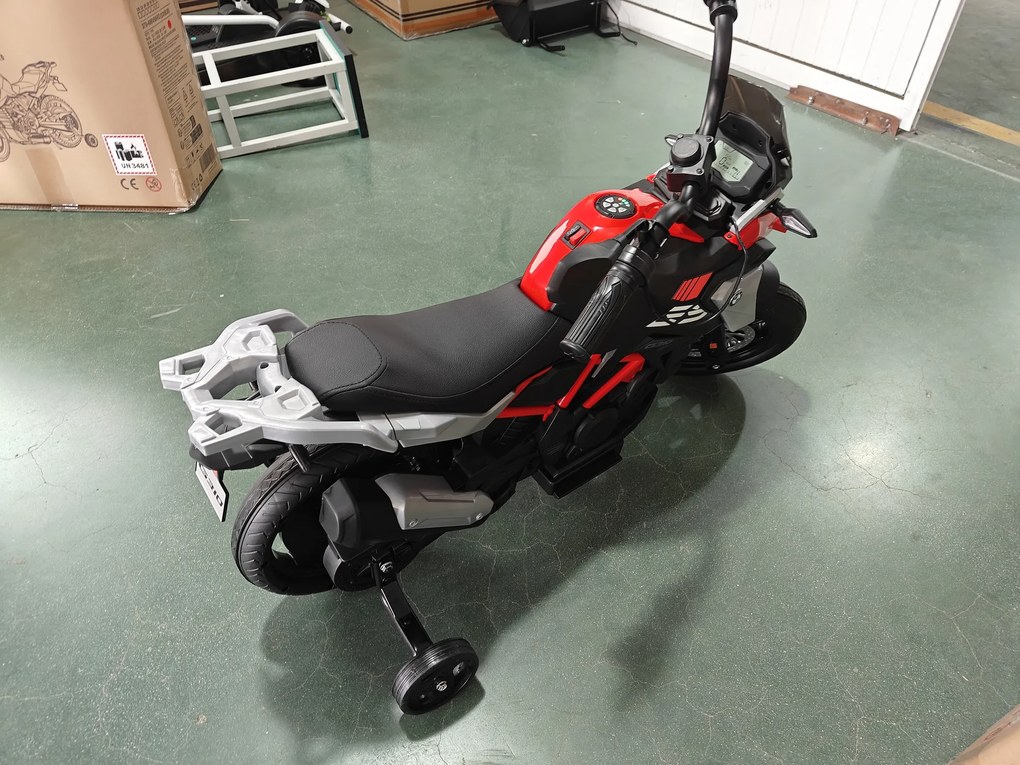 AIYAPLAY Dětská elektrická motorka BMW G310 GS, červená