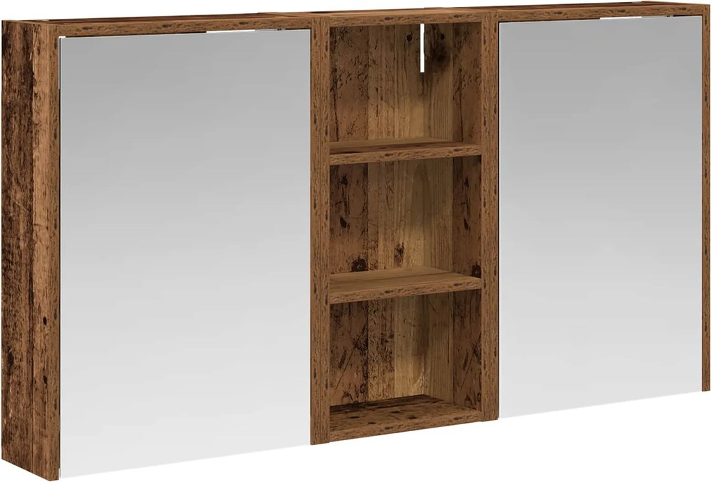 Sada koupelnových skříněk 3 ks 116 x 16 x 62,5 cm 3403814